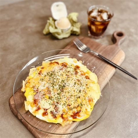 라이스페이퍼 간단요리 라이스페이퍼 계란피자 네이버 블로그