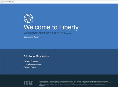 Java Websphere Liberty On Docker Container Stack Overflow