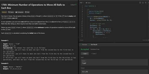 1769 Minimum Number Of Operations To Move All Balls To Each Box Dev
