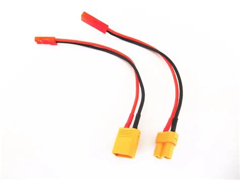 1pair XT30 Male Female Plug To JST Connector Adapter Lipo Battery Cable 22AWG 20AWG 18AWG 10CM