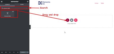 How To Add Advanced Slider In Elementor Using Elementskit