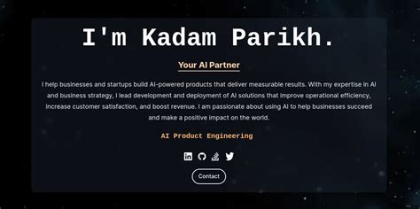 GitHub ParikhKadam Parikhkadam Github Io My Personal Site