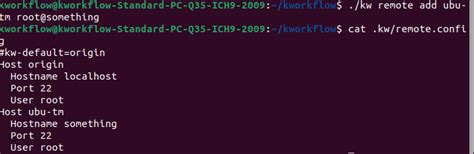 kw remote add fail with namespace · issue 714 · kworkflow kworkflow