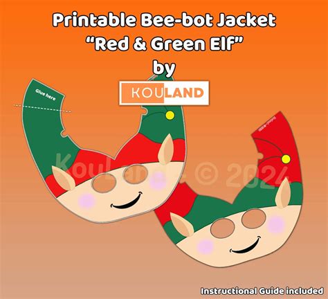 Printable Bee Bot Jacket Christmas Elves Edition Etsy Printable Bee Bot Jacket Christmas Elves Edition Etsy