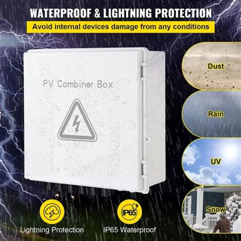 6 String 6 In Abs Plastic 500v 550v 600v 1000v Waterproof Photovoltaic