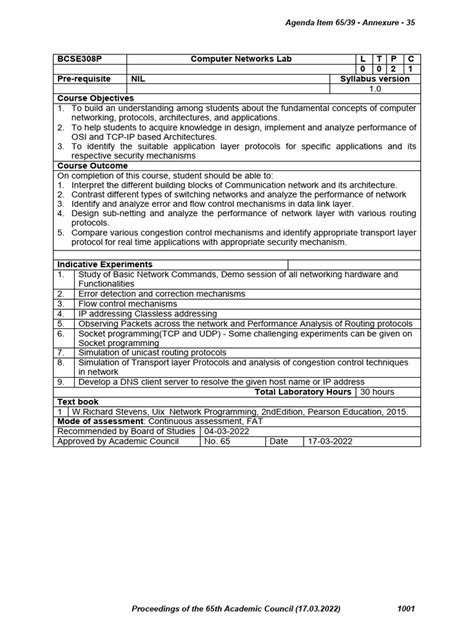 Bcse308p Computer Networks Lab Lo 10 67 Bcse308p Pdf Internet