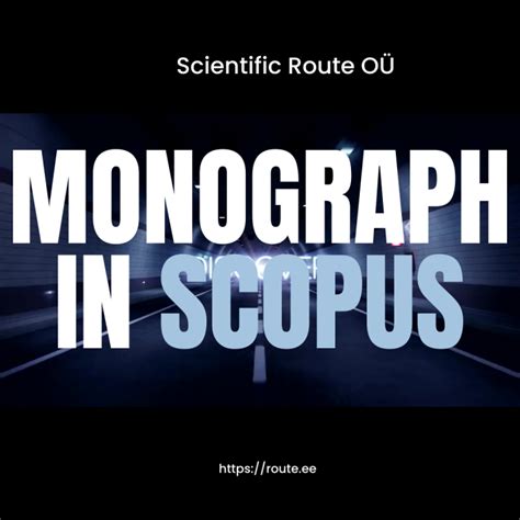 attention publication of monographs with scopus indexing