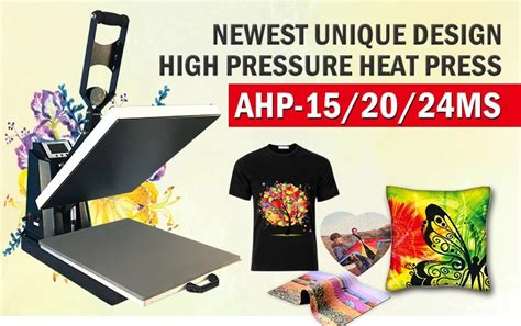 Ahp 자동 열림 디지털 고압 열 프레스 Microtec Heat Press Factory 소형 열 프레스 기계 콤보 열 프레스 머그 프레스 캡 열 프레스에서
