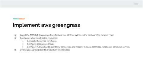 AWS IoT Edge Management PPT