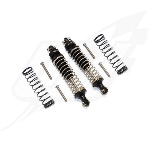 Fr Gpm Alloy Frontrear Adjustable Spring Dampers 8pc Set Black Trx4
