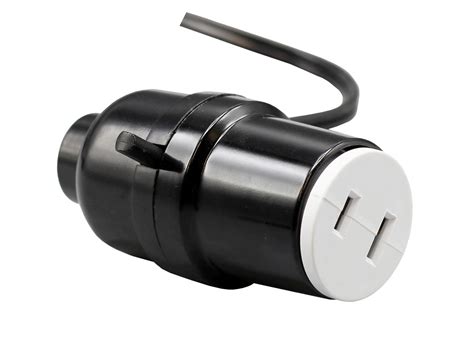 Polarized E26 Base Light Bulb Socket Plug Convert Any E26 Socket Into 2 Prong Outlet 4 Pack