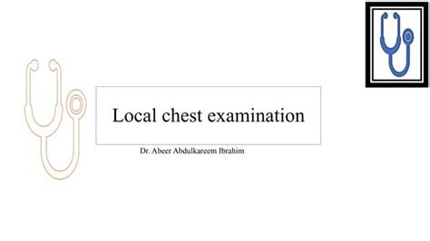 Lymph Nodes Examination Pptx