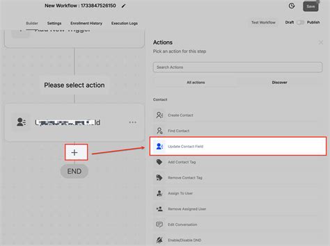 Workflow Action Update Contact Field Highlevel Support Portal