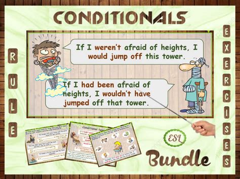 Esl Conditionals If Clauses All Types Ppt Rule Exercises Bundle