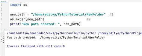 Python Create Directory — Tutorialbrain