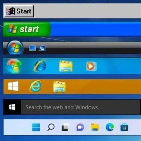 Which Windows Task Bar Design Been Epic R Pcmasterrace