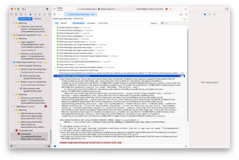 oh dear build errors loopdocs