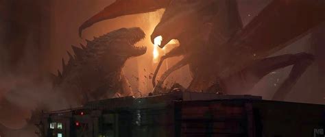 Godzilla 2014 Muto Concept Art