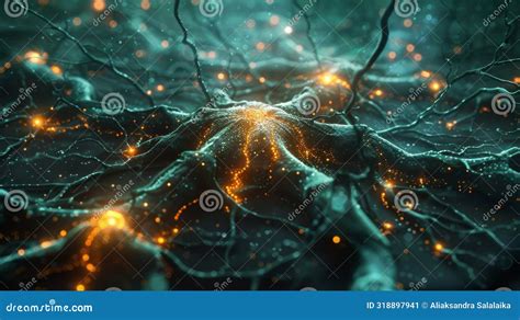 Brain Connectivity Neural Pathways Lighting Up On Digital Board Communication Background With
