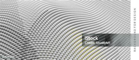 역동적인 효과가 있는 물결 모양의 표면 분자 추상적 배경 세포의 층 과학 또는 의료용 3d 벡터 일러스트레이션 3차원 형태에 대한 스톡 벡터 아트 및 기타 이미지 Istock