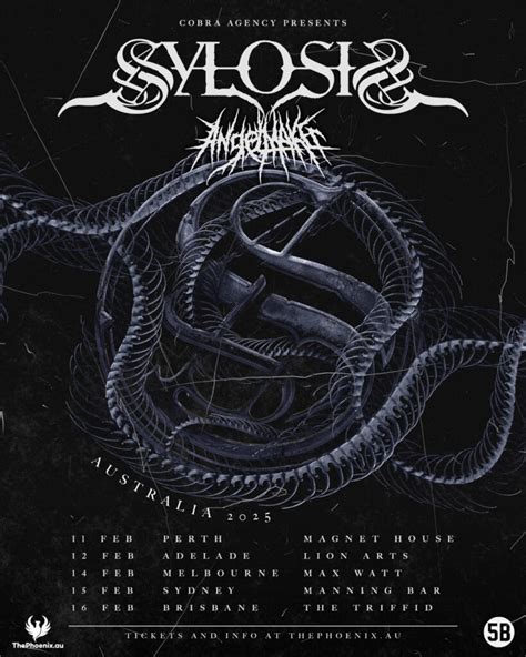 Sylosis 2025 Australian Tour With Special Guests Angelmaker The Rockpit