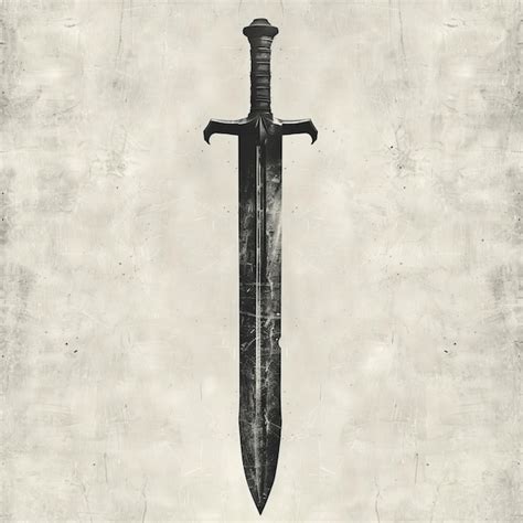 A Sword With A Sharp Blade Premium Ai Generated Image