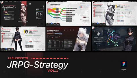 Game Ui Jrpg Strategy Template Gamedev Market