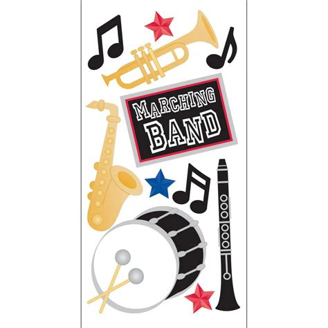 Essentials Sticker Sheet Marching Band Art And Hobby