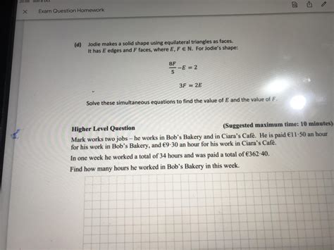 Can Someone Help Me With Both These Questions My Maths Teacher Gave Me