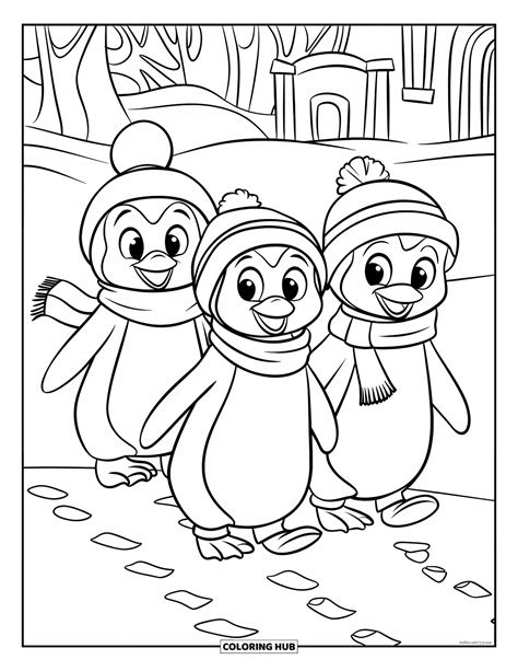 Dibujos De Pinguinos Para Colorear Un Mundo De Creatividad Para Niños