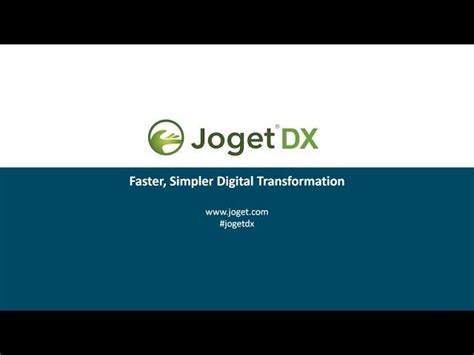 Joget Dx Open Source Application Platform For Faster Simpler Digital Anisur Rehman