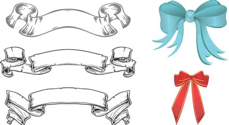 Ribbon Scroll Vector At Collection Of Ribbon Scroll Vector Free For Personal Use