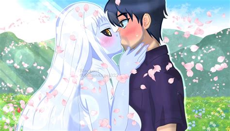 Lala And Kurusu Kimihito Monster Musume No Iru Nichijou Drawn By The