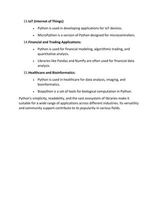 Python Applications DOCX