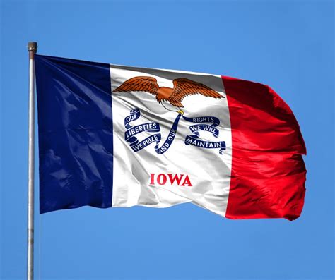Iowa State Flag 50states