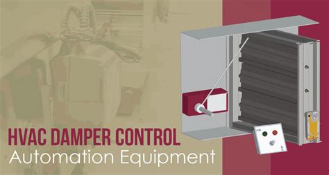 Hvac Damper Control Automation Equipment For Dampers