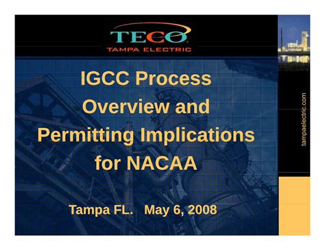 Pdf Igcc Process · Igcc Process Overview And A