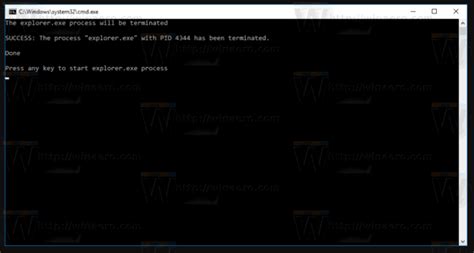 Add Restart Explorer Context Menu In Windows 10