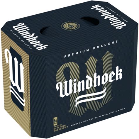 Windhoek Draught 440ml Cans 6 Pack Overland Jan Kempdorp