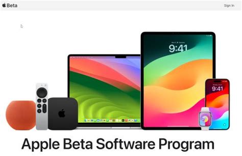 apple beta software program tech4impact