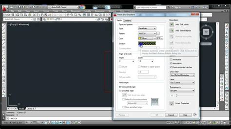 How To Do Hatch And Gradient In An Object In Autocad Youtube