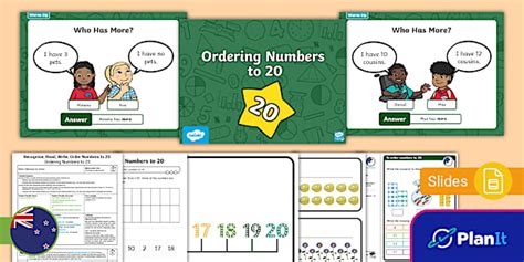 Phase 1 Number Structure Ordering Numbers To 20 Twinkl