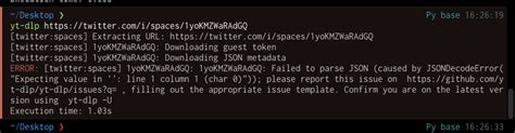 Twitterspaces Invalid Data Found When Processing Input · Issue 7536 · Yt Dlpyt Dlp · Github
