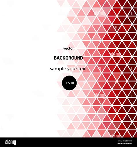 Red Geometric Background Triangular Abstract Background Modern Design