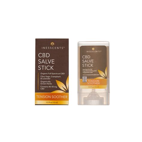 Cbd Tension Soother Salve Stick Inesscents® Aromatic Botanicals