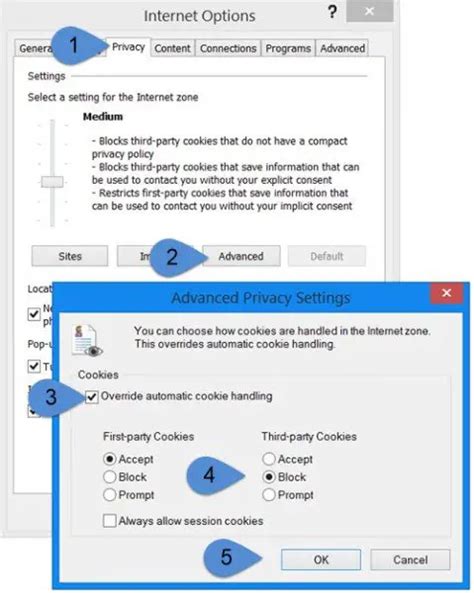 Allow Block Third Party Cookies In Chrome Edge Firefox Opera