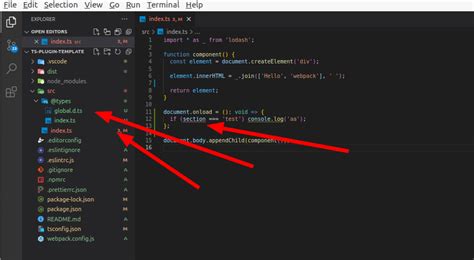 Javascript Typescript File Cannot Find The Declarations Defined In D