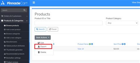 steps on how to get product image urls into a spreadsheet