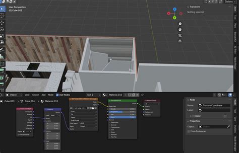 Blender Textures Stretching With And Without Texture Coordinate Node Materials And Textures