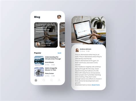 App Design Dribbble Collection Behance